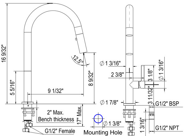 Rohl Lux Pull-Down Kitchen Faucet & Reviews | Wayfair