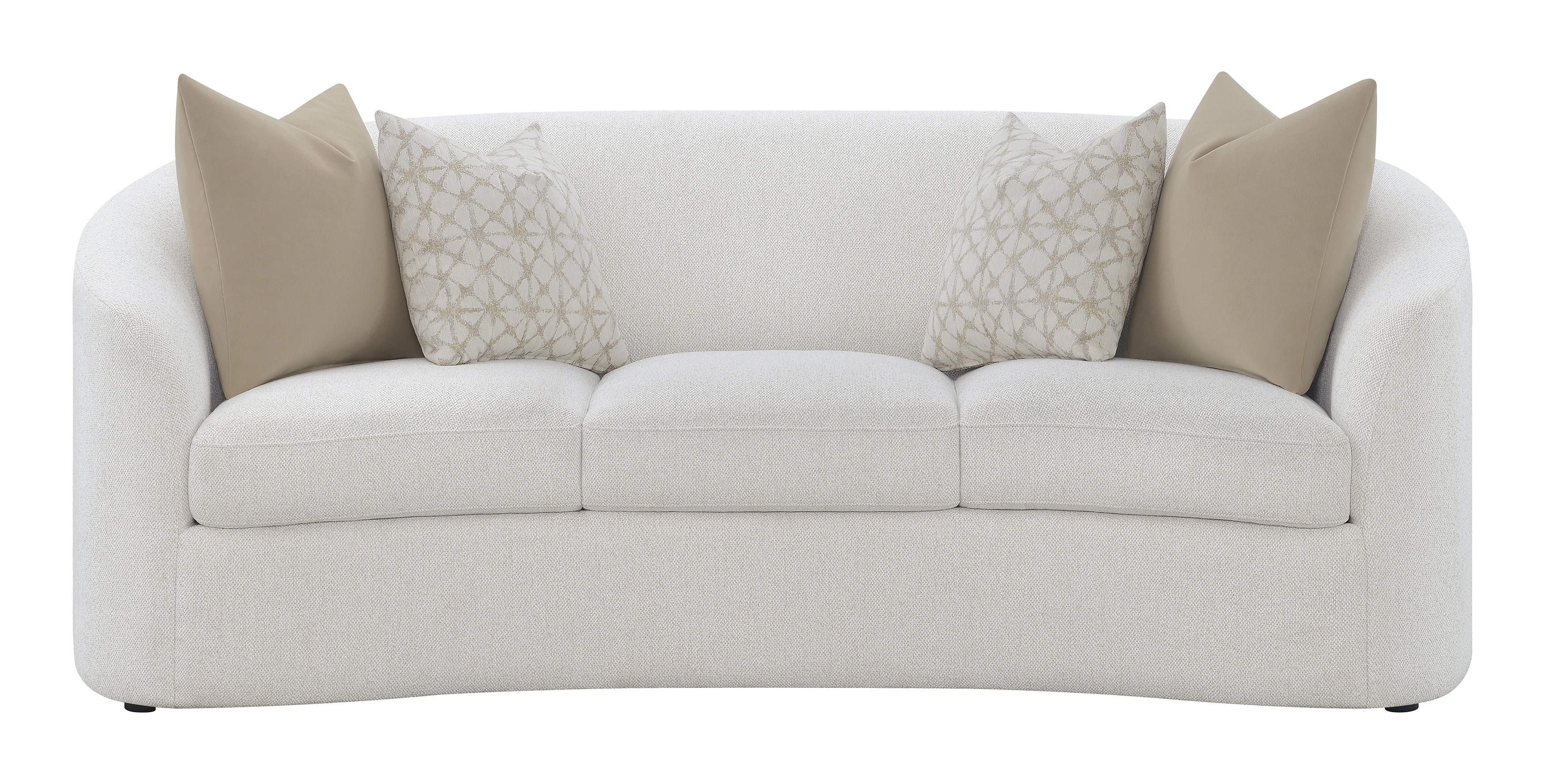 Foundry Select Reind Latte Tight Back Curved Sofa - Wayfair Canada