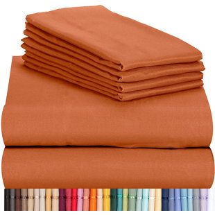 Orange Sheet Sets | Wayfair