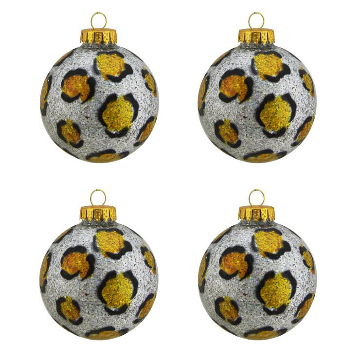 leopard print bauble