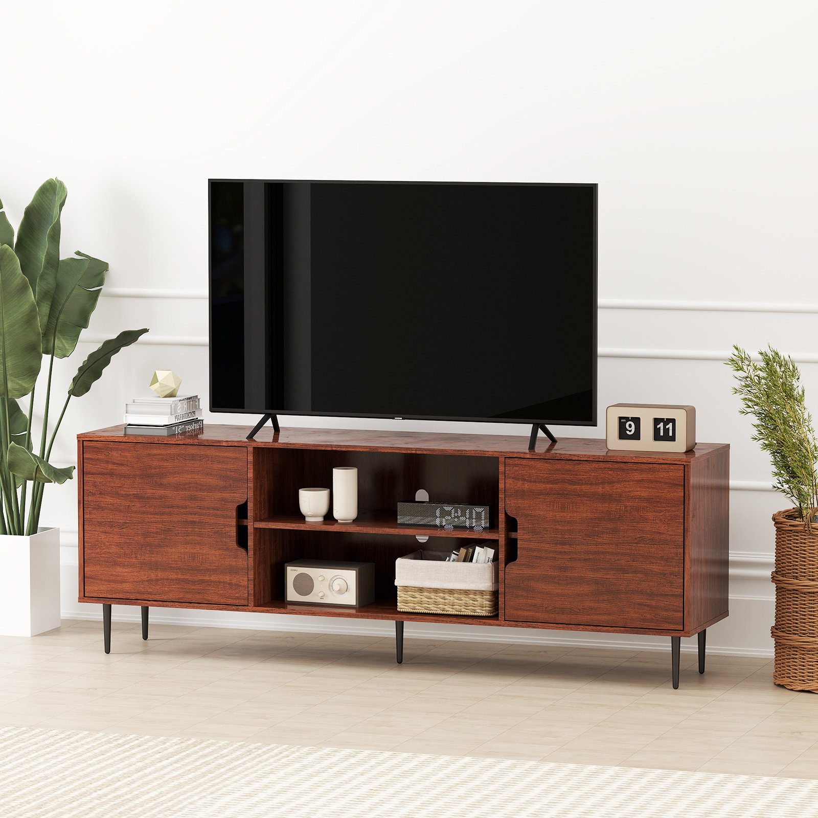 Ebern Designs Cowarts TV Stand for Living Room, Entertainment Center ...