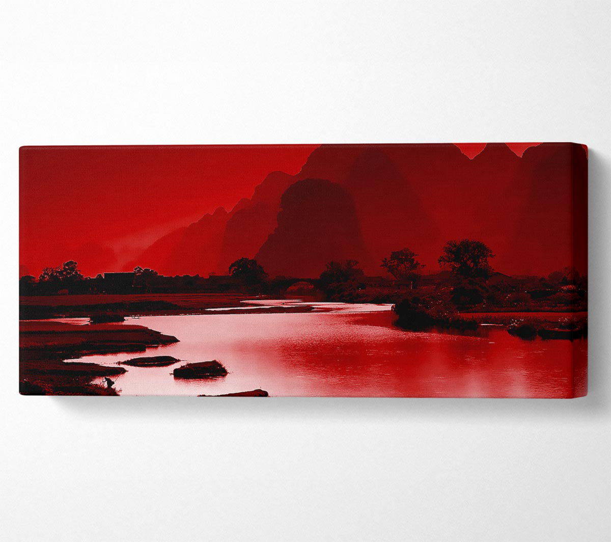 Union Rustic Red Paradise Island - Print | Wayfair.co.uk