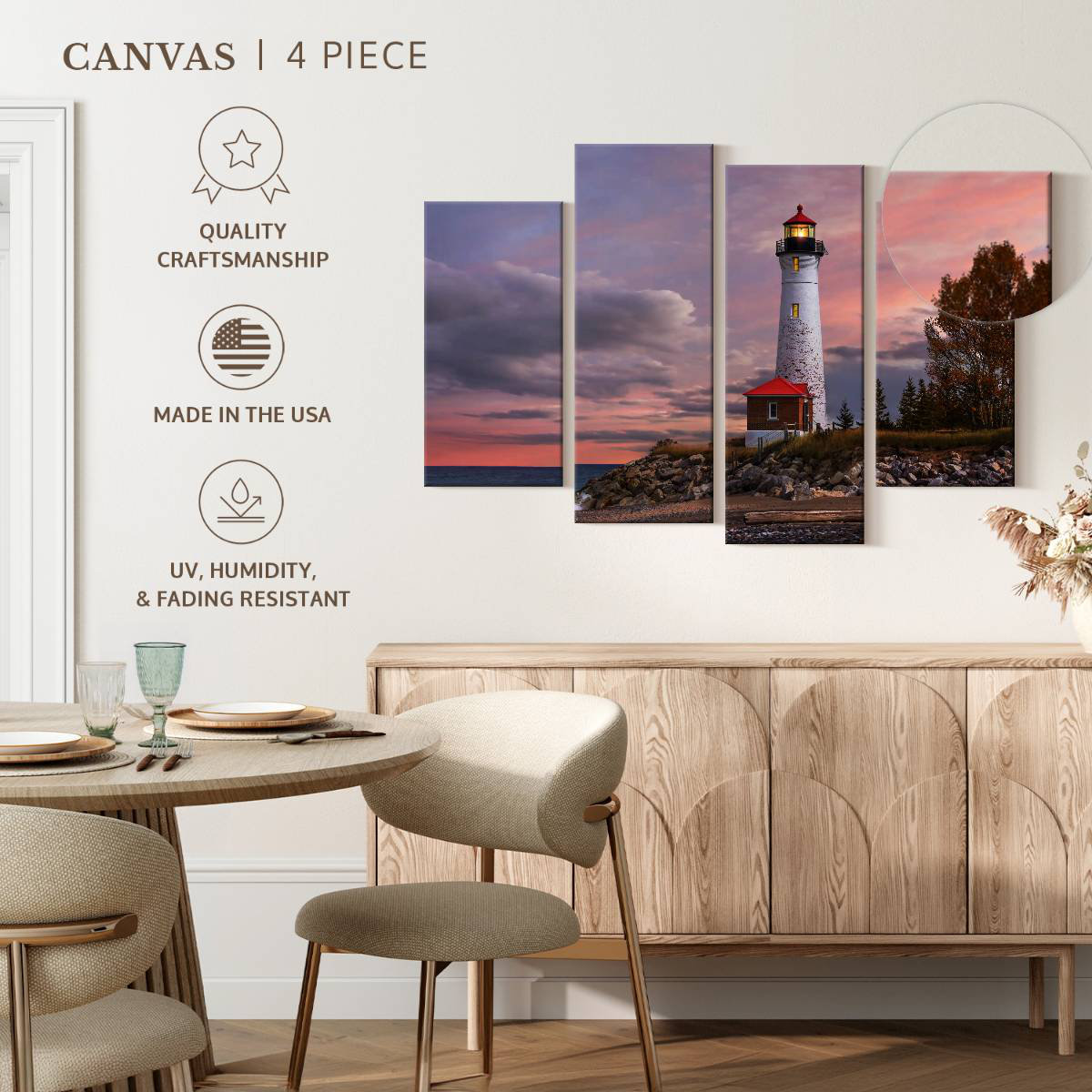 Breakwater Bay Aletra Crisp Point Lighthouse - Wayfair Canada