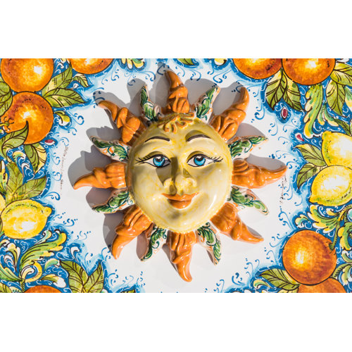 Winston Porter Sicilian Sun Face In Taormina, Italy On Canvas by Kruwt ...