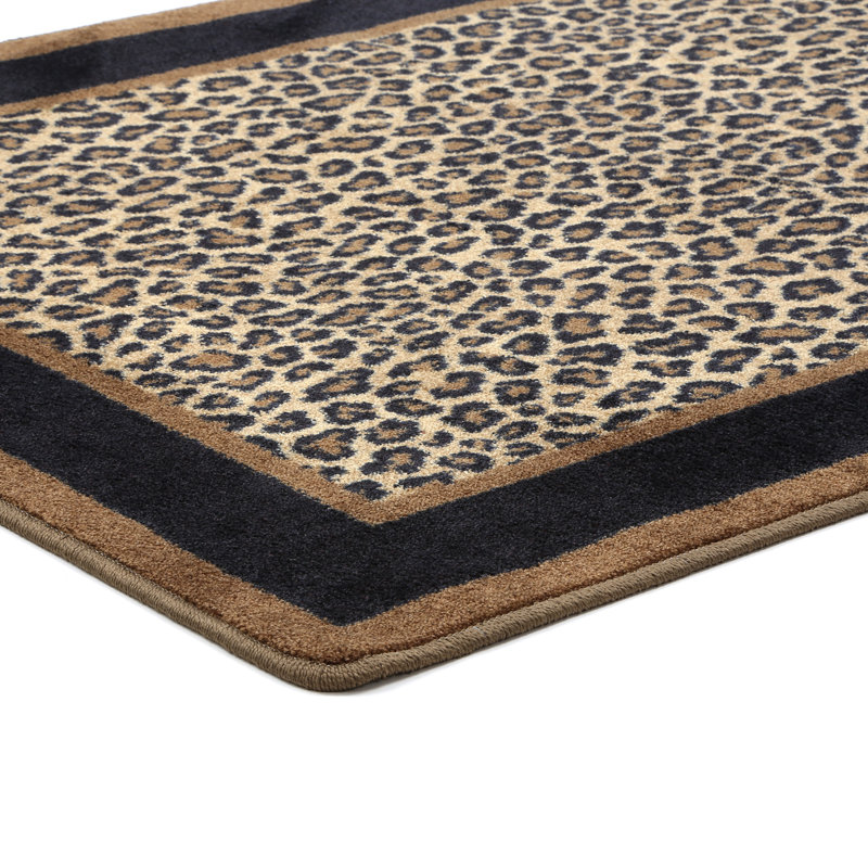 Milliken Legacy Innovations Zimbala Leopard Animal Print Area Rug | Wayfair