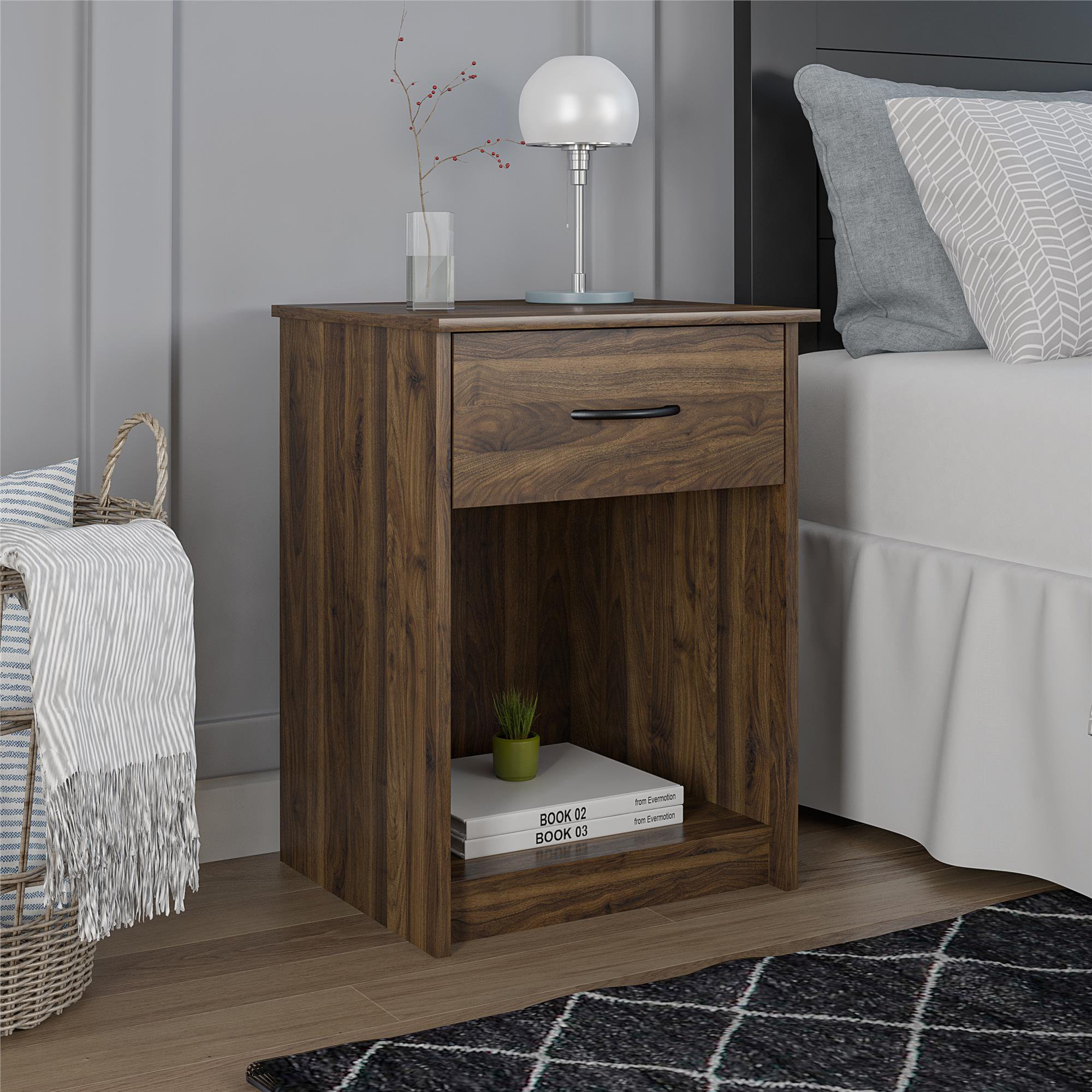 Ameriwood Home Classic Nightstand With Drawer, - Wayfair Canada