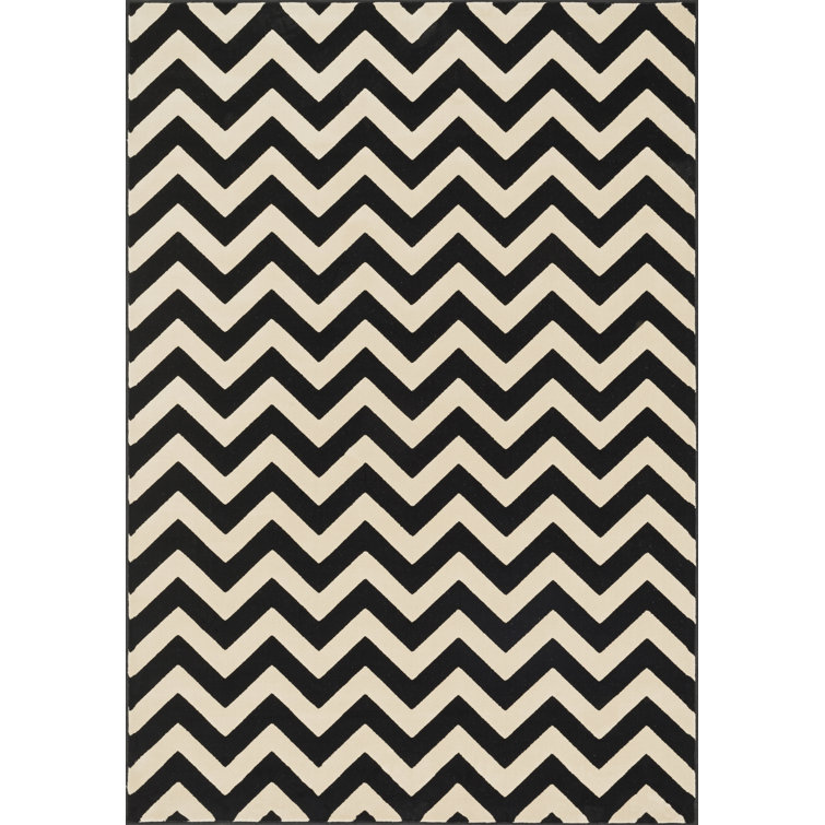 Ebern Designs Chevron Indoor Rug & Reviews - Wayfair Canada