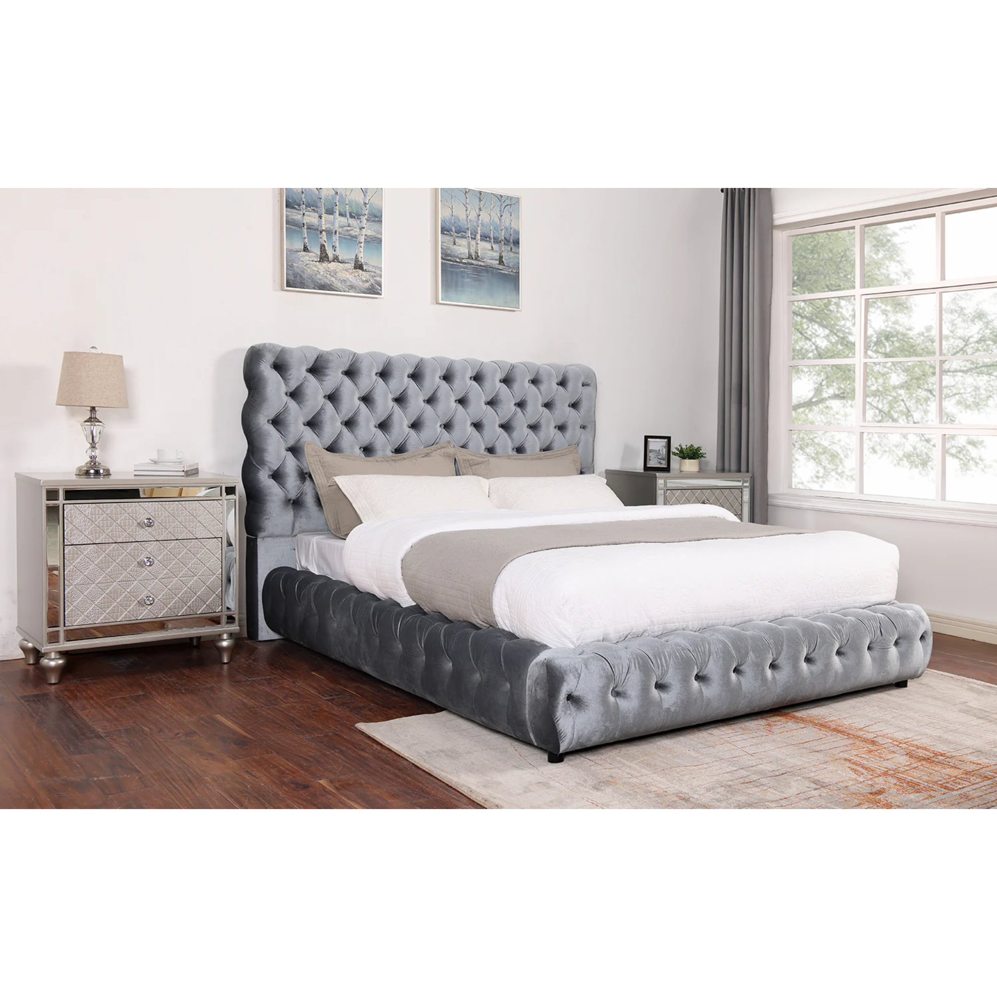 House of Hampton Flory Queen Upholstered Platform Bed - Wayfair Canada