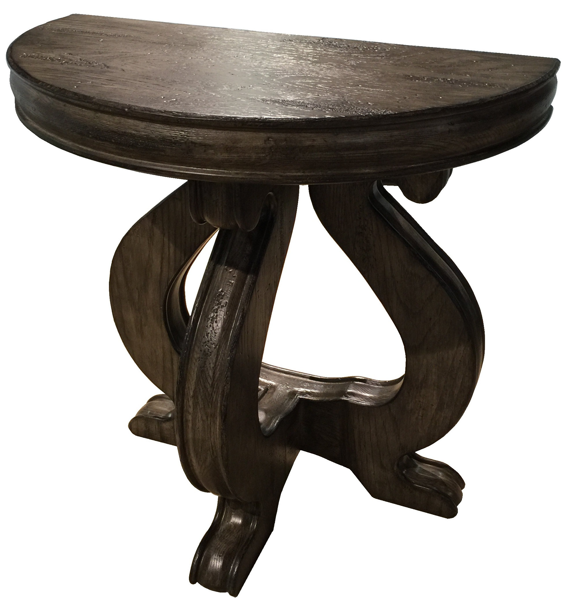 Regis Patrick Collection Lorraine Solid Wood Pedestal End Table ...