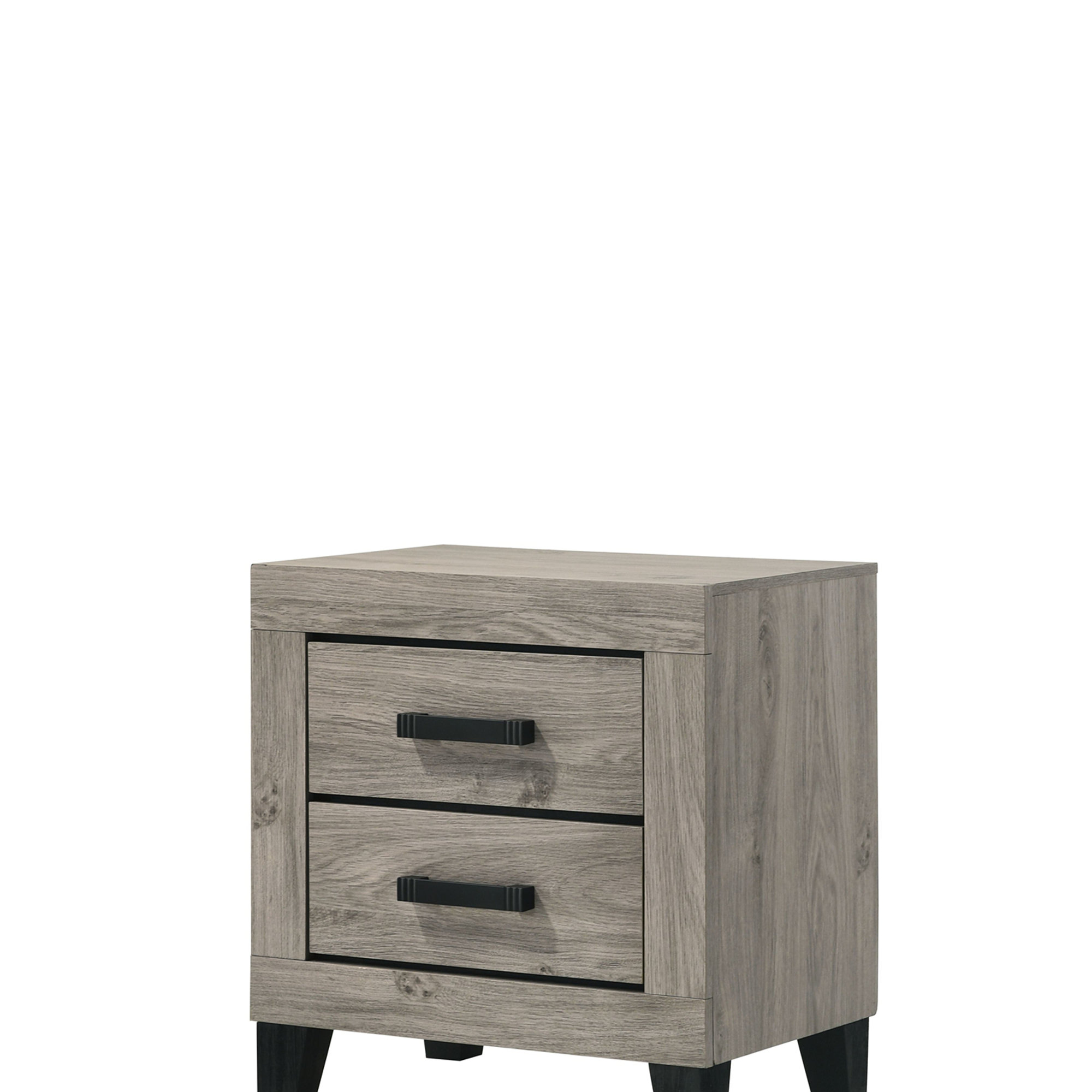 Mercer41 Mari Light Gray Finish Nightstand | Wayfair