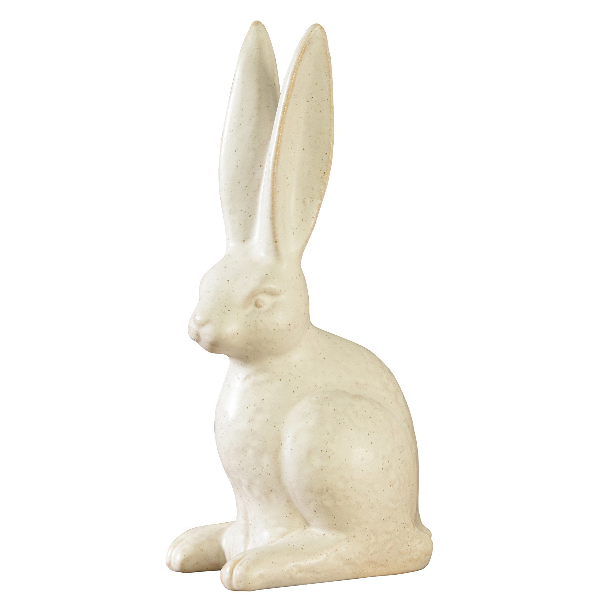 Rosalind Wheeler Pahrump Jumbo Hare Ceramic Figurine | Wayfair