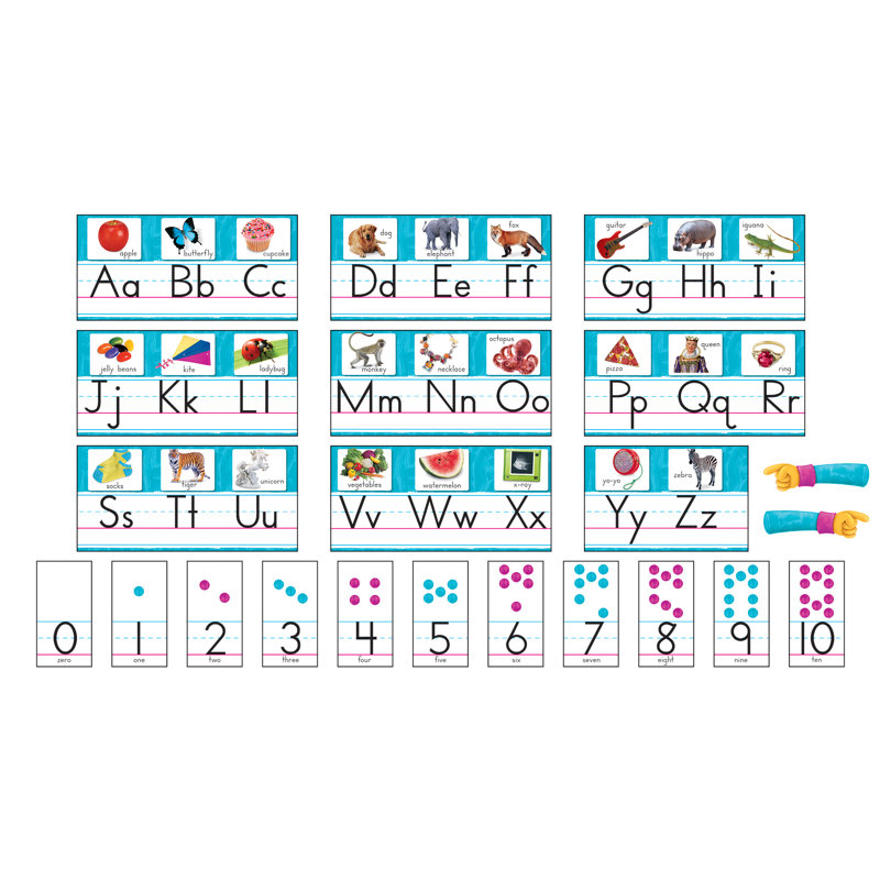 TREND enterprises, Inc. Harmony Photo Alphabet Bulletin Board Set | Wayfair