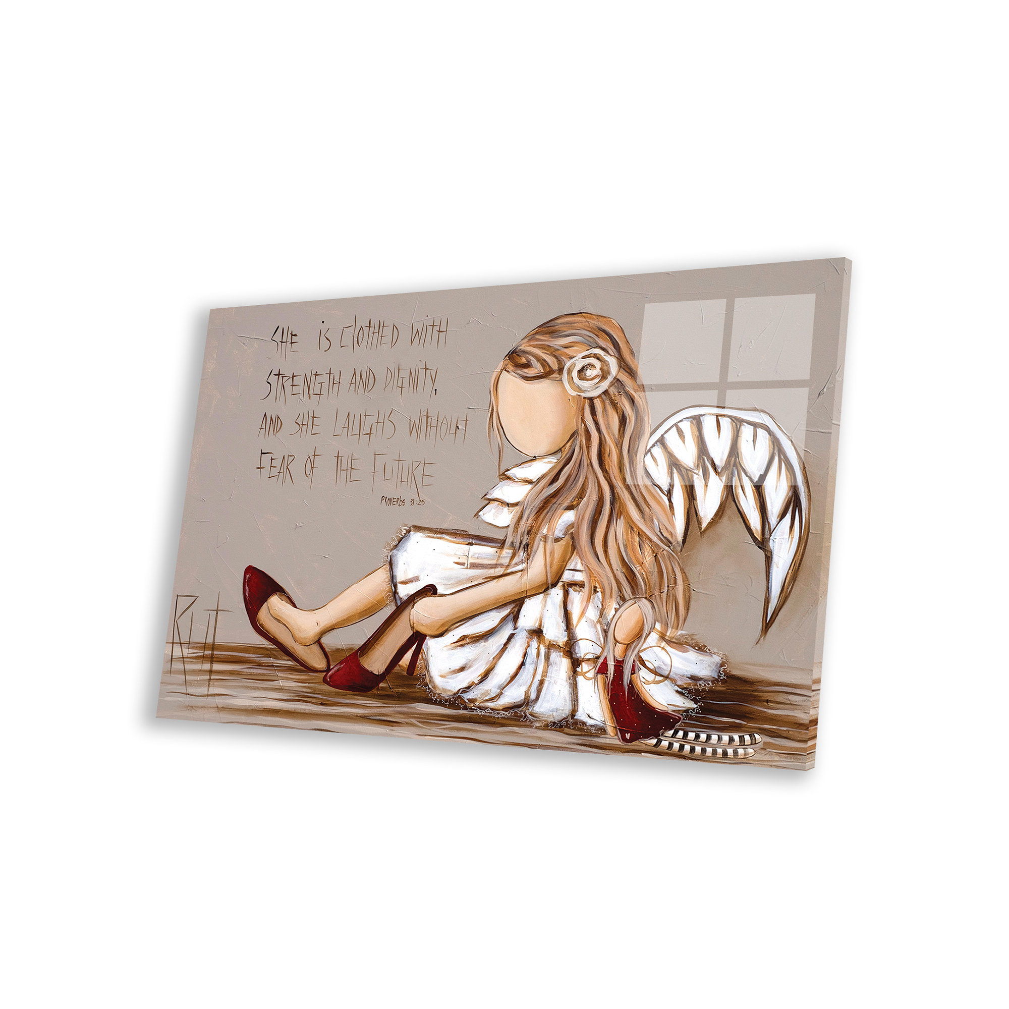 The Twillery Co.® She Is Clothed With On Plastic / Acrylic by Ruth's ...