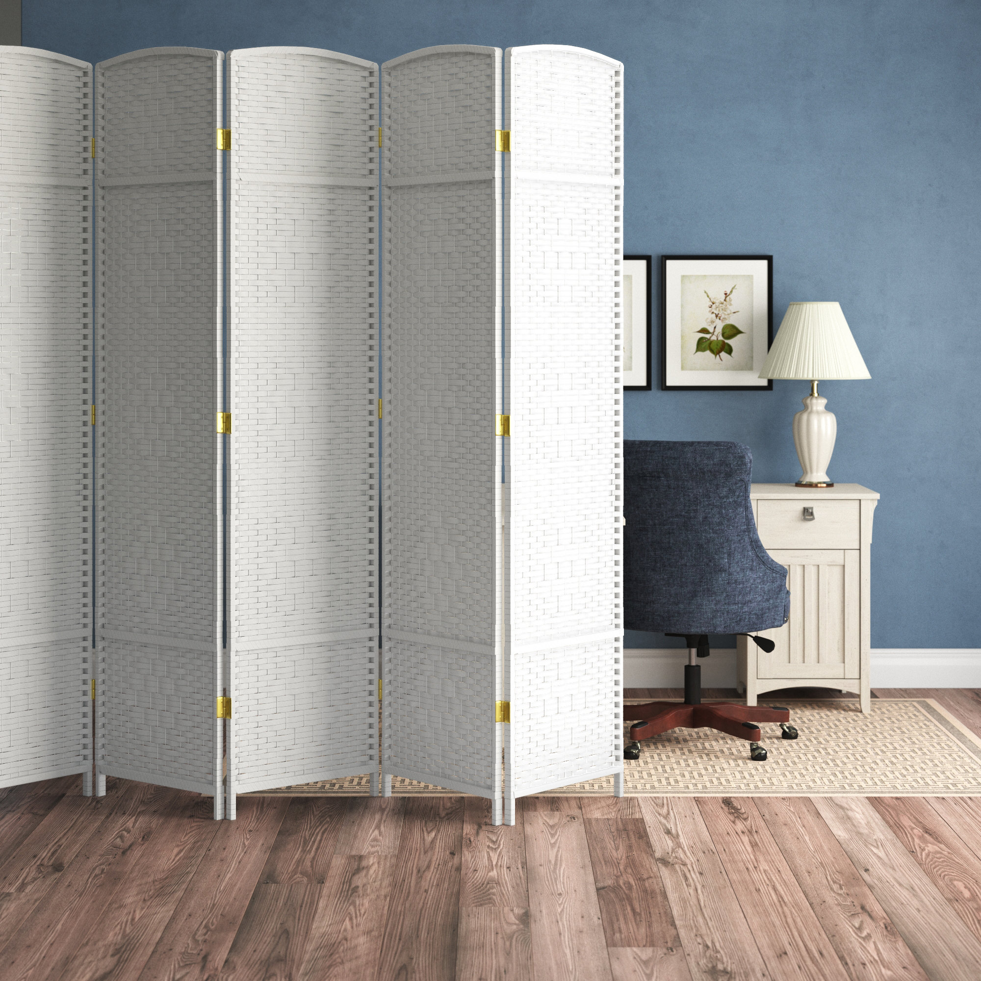 Lark Manor™ Ardian 82.75'' H Tall Woven Fiber Folding Room Divider ...