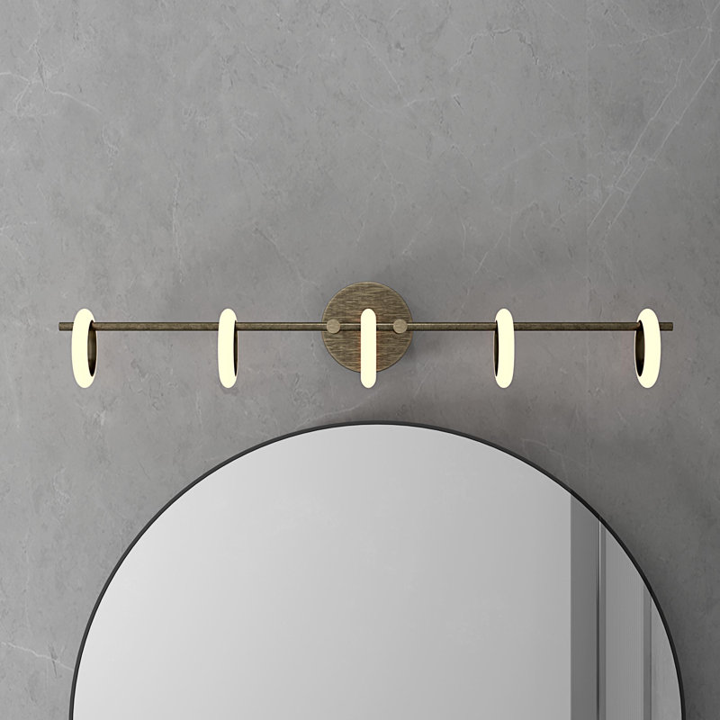 Ivy Bronx Calvillo 5 - Light Dimmable LED Vanity Light & Reviews | Wayfair