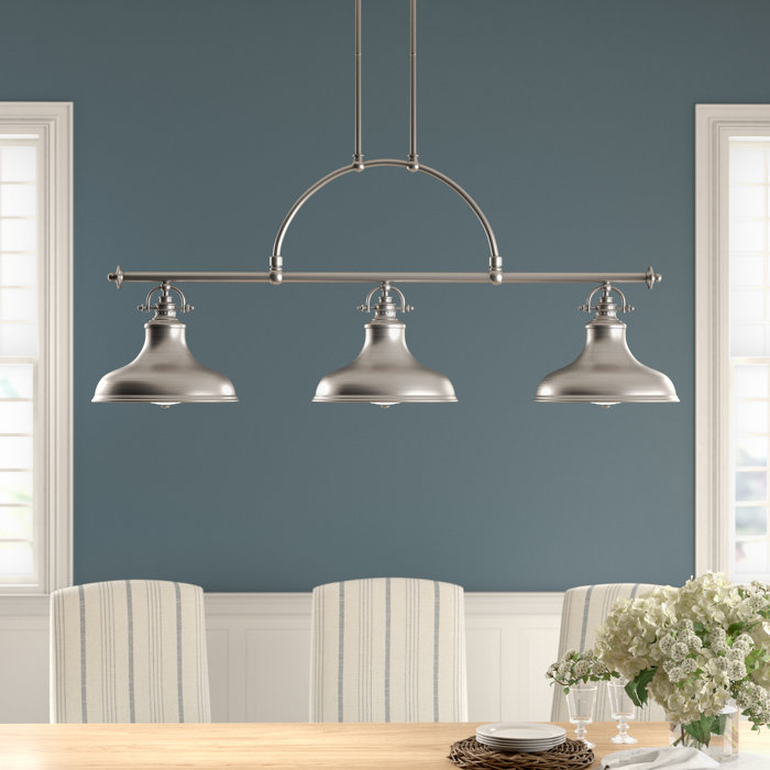 Three Posts™ Warrenville 3 - Light Kitchen Island Pendant & Reviews ...