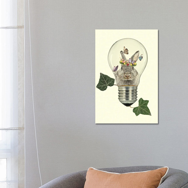 Happy Larry Spring by Kiki C Landon - Wrapped Canvas Graphic Art ...