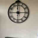 Trent Austin Design® Selene Round Metal Modern Farmhouse Wall Clock ...