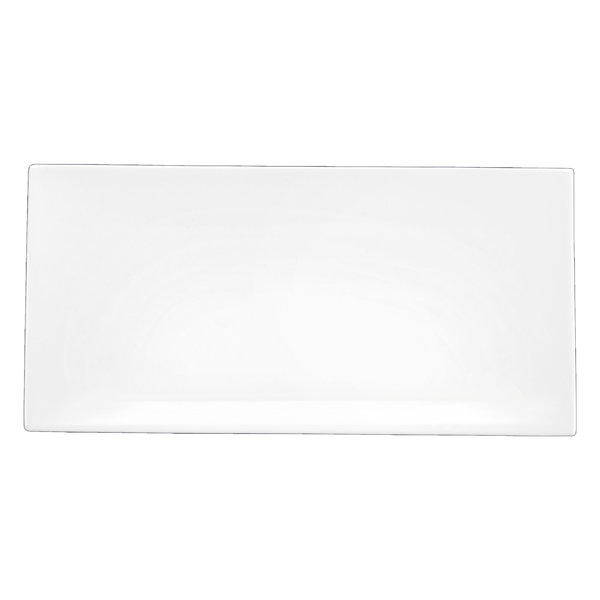 ASA Selection à Table Rectangular Plate, Fine Bone China, Warm White, W ...