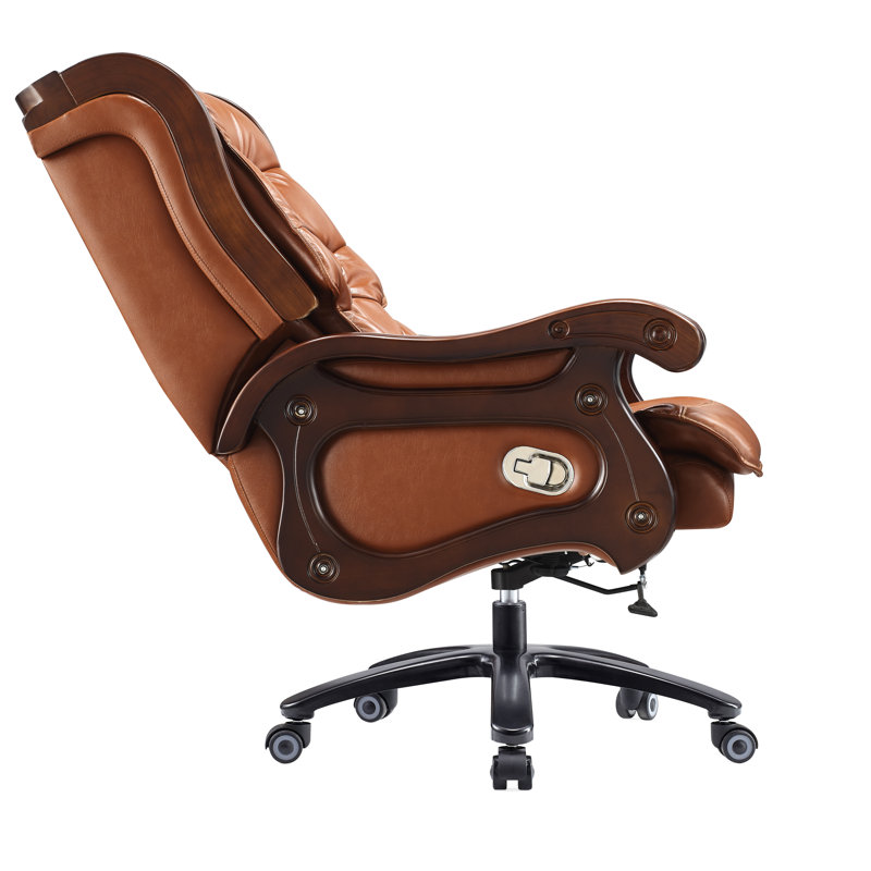 PENN EXECUTIVE CHAIRS Genuine Leather Executive Chair | Wayfair