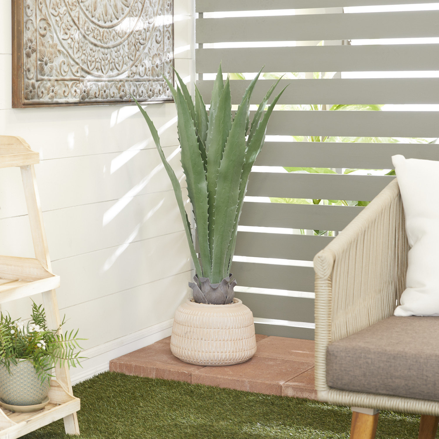 Primrue Cole And Grey Modern Polyethylene Artificial Foliage - Wayfair ...