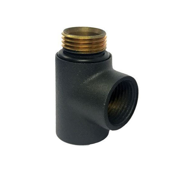 Symple Stuff Tee Pipe - Dual Fuel Adaptor In White | Wayfair.co.uk