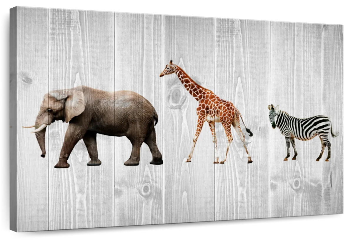 Ebern Designs Crowle Wooden Safari | Wayfair