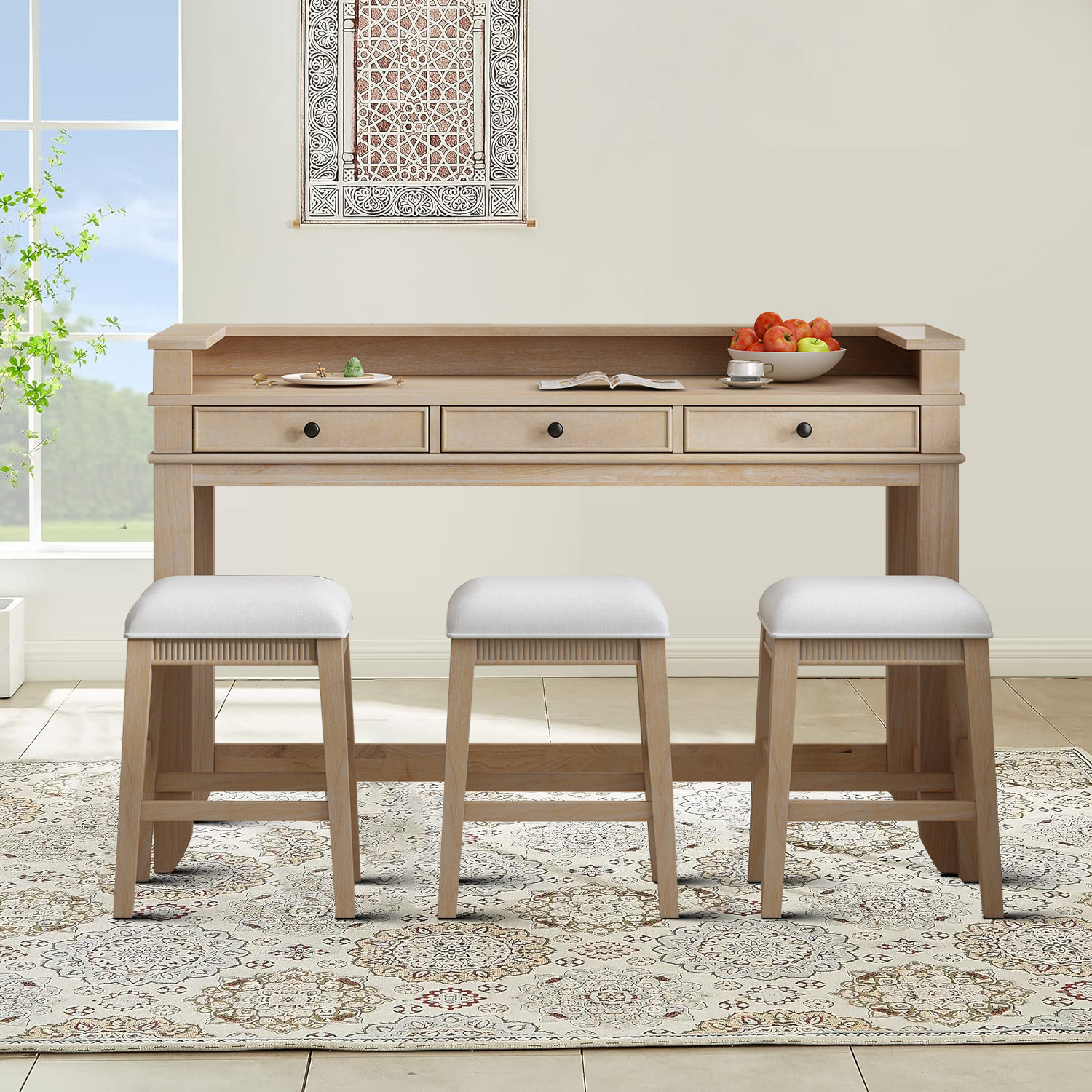 Gracie Oaks Dondie 3 - Person Counter Height Dining Set | Wayfair