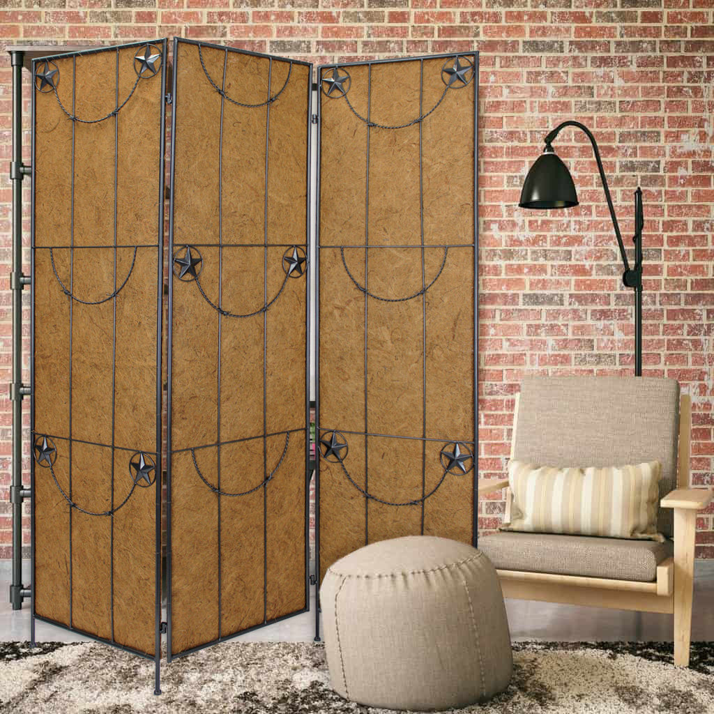 Loon Peak Alfredo Star 3 Panel Room Divider - Wayfair Canada