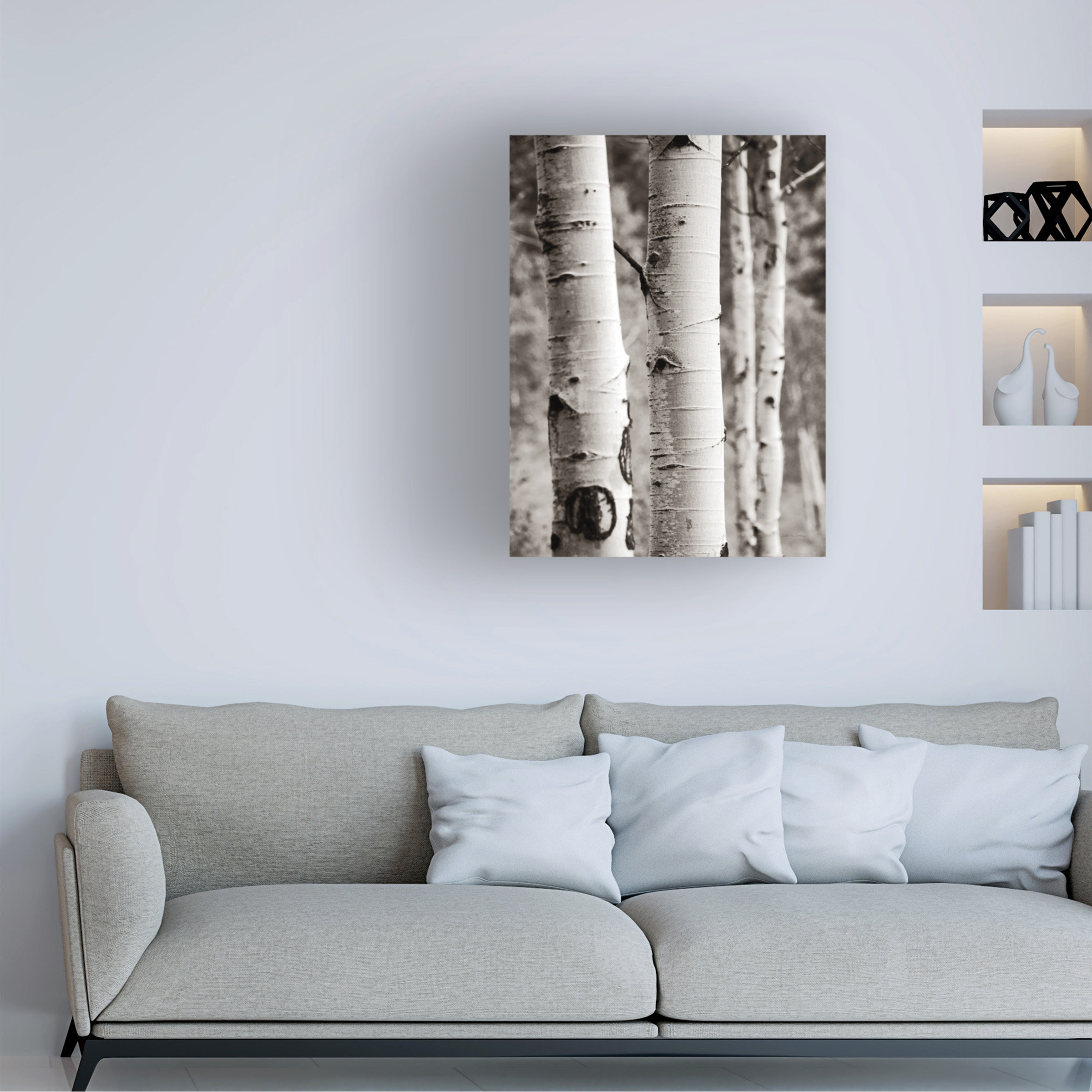 Millwood Pines Debra Van Swearingen 'Aspens I' Canvas Art - Wayfair Canada