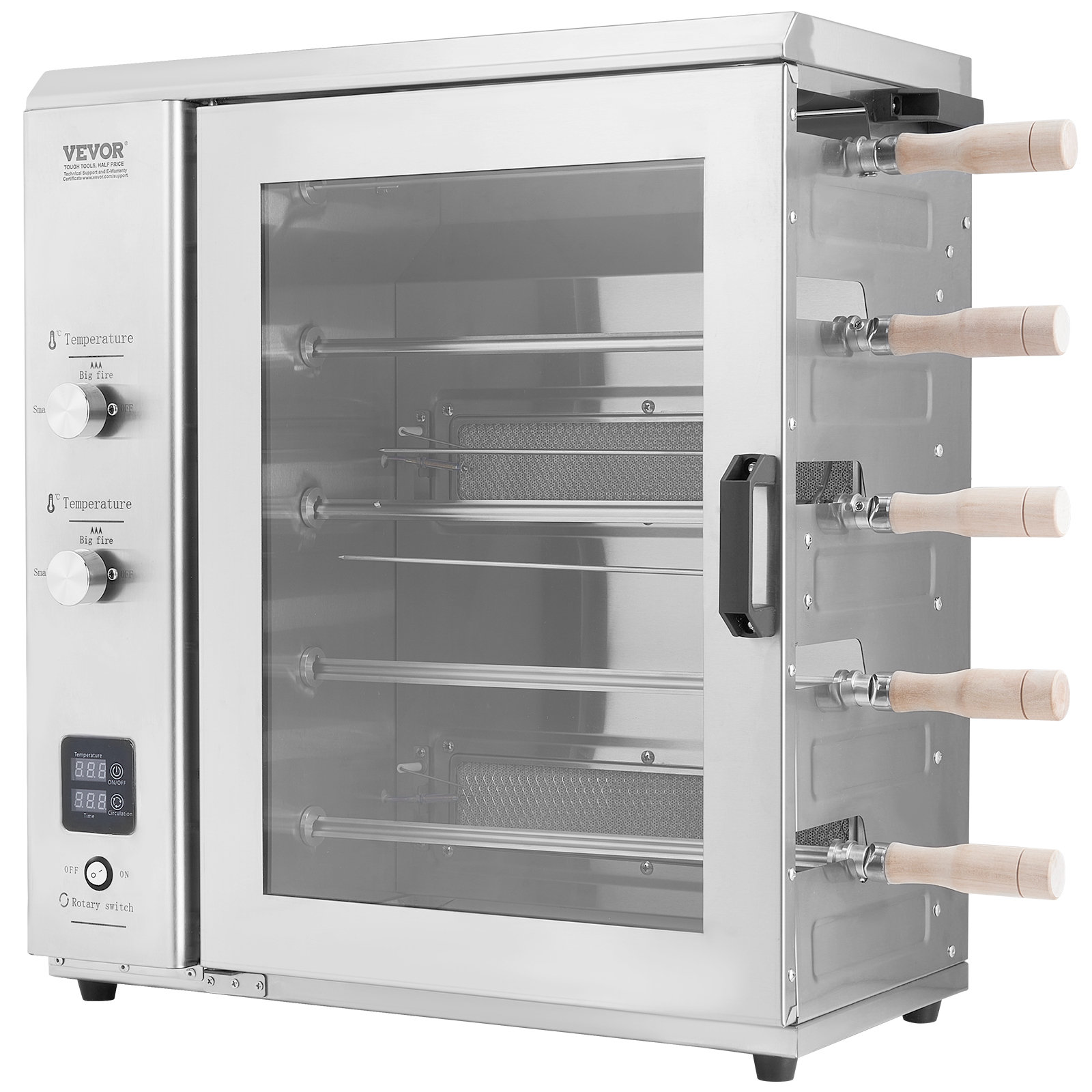 VEVOR Shawarma Grill Machine Gas Vertical Broiler Gyro Rotisserie Oven ...