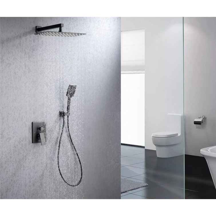 ACME Furniture Thermostatic Complete Shower System with Rough in-Valve ...