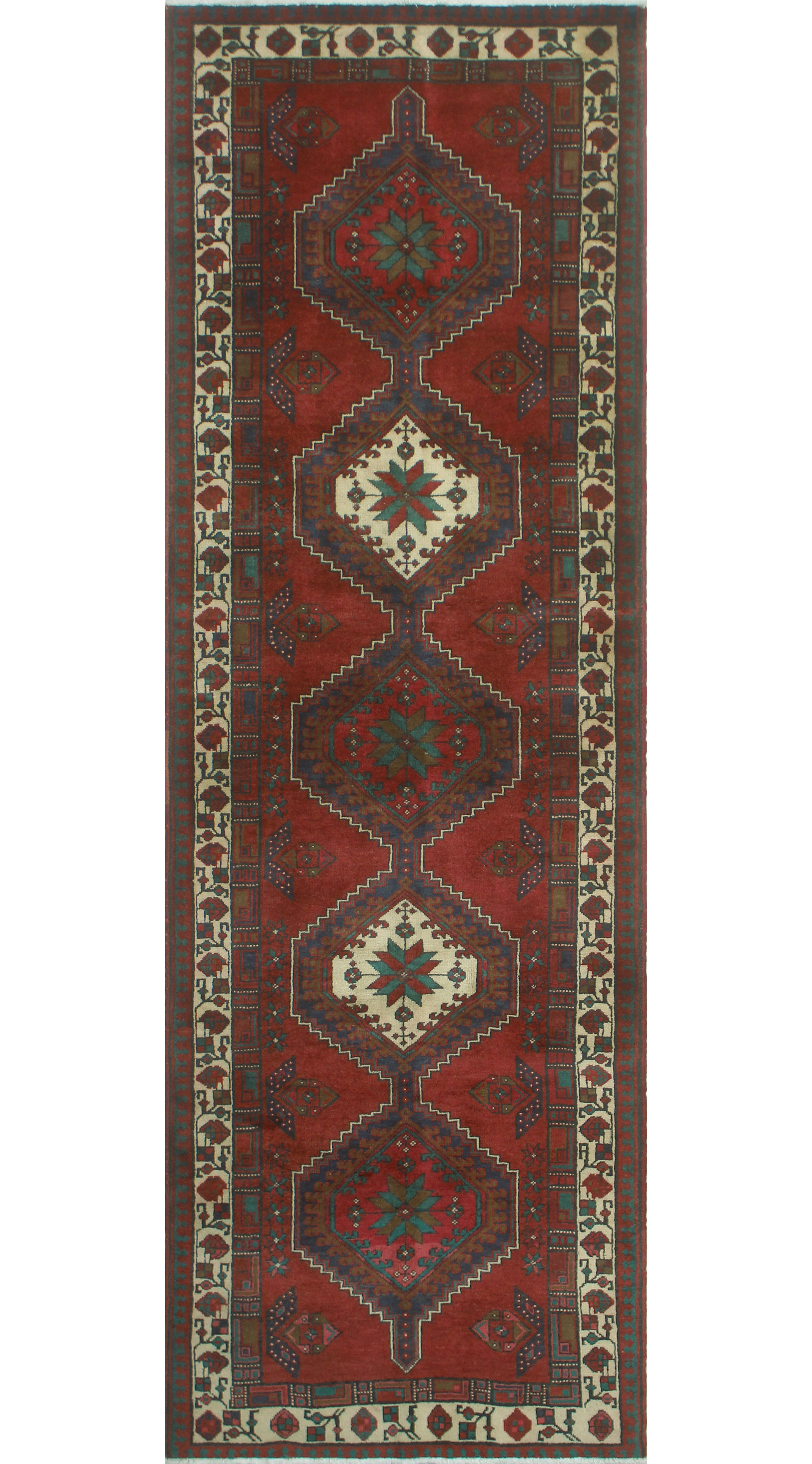 Isabelline Fine Vintage Distressed Ananda Red Runner | Wayfair