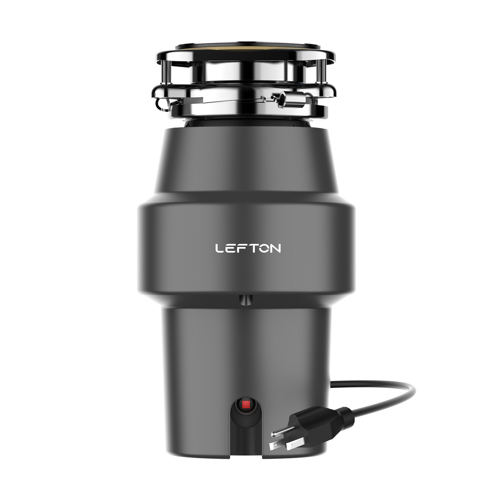 Lefton Garbage Disposal With Power Cord, 1/2 Hp Continuous Feed Food ...