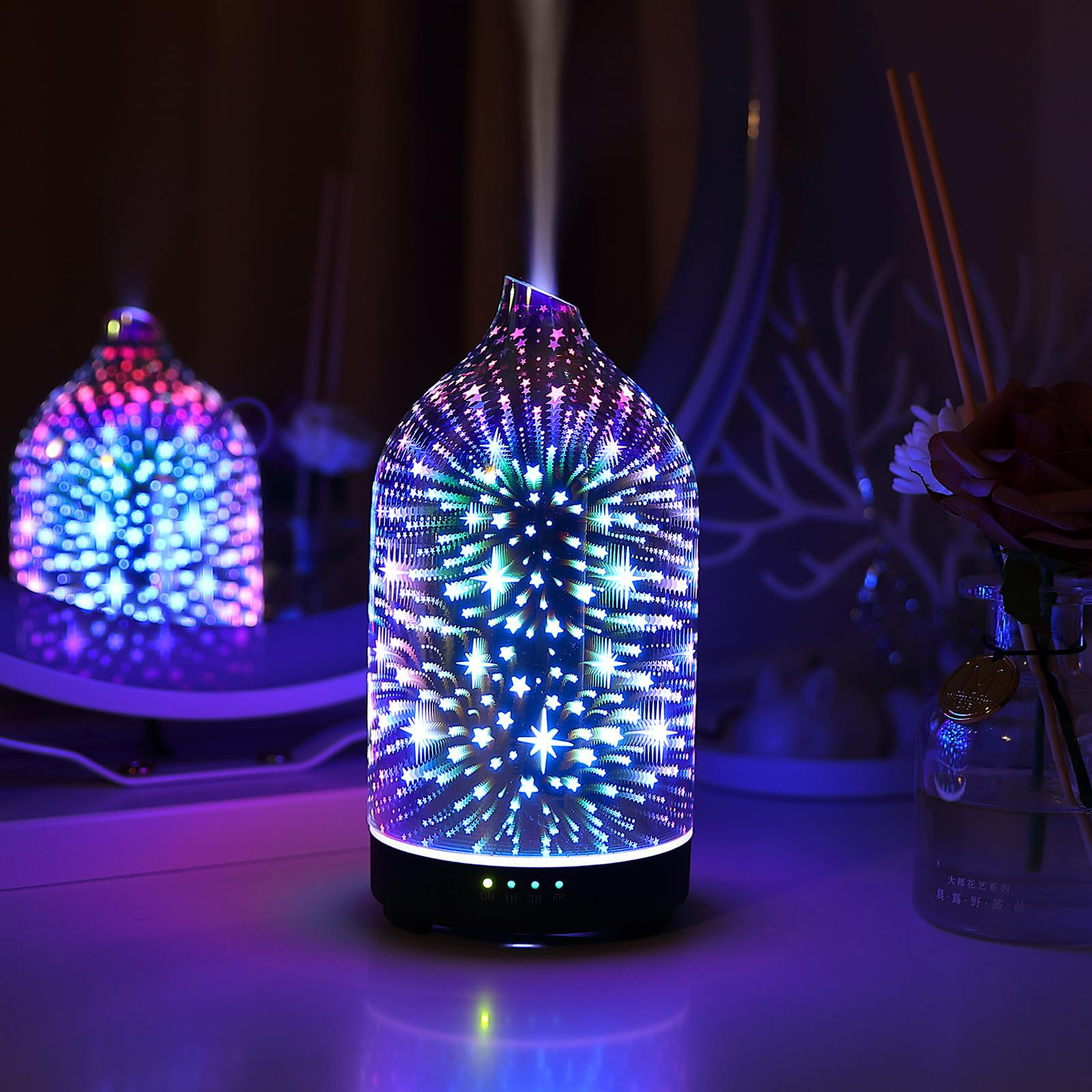 Brayden Studio® 3D Glass Star Aromatherapy Diffuser 160Ml Ultrasonic ...