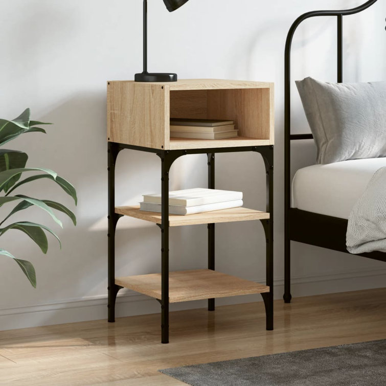 Borough Wharf Ludovica Iron Bedside Table | Wayfair.co.uk