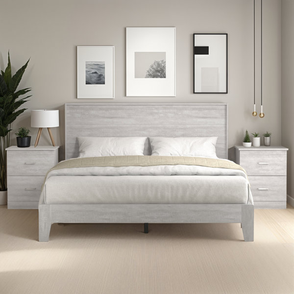 Ebern Designs Wexler 3 Piece Bedroom Set & Reviews | Wayfair