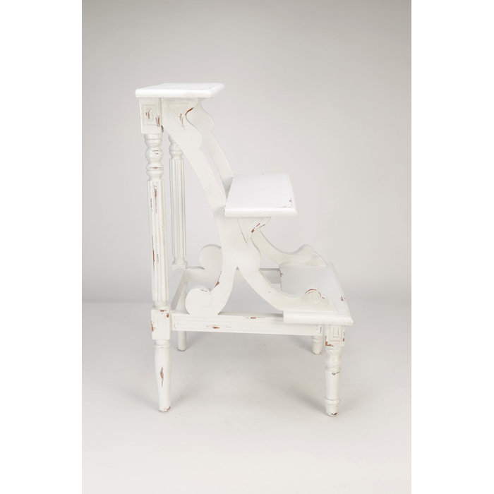 WFX Utility™ 3 - Step Solid Wood Step Stool & Reviews | Wayfair