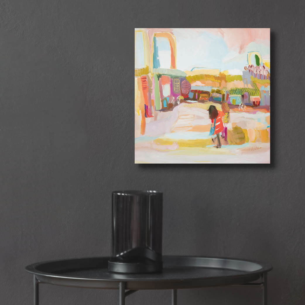 Epic Art 'Desert Town' by Jenny Westenhofer, Acrylic Glass Wall Art, 36 ...