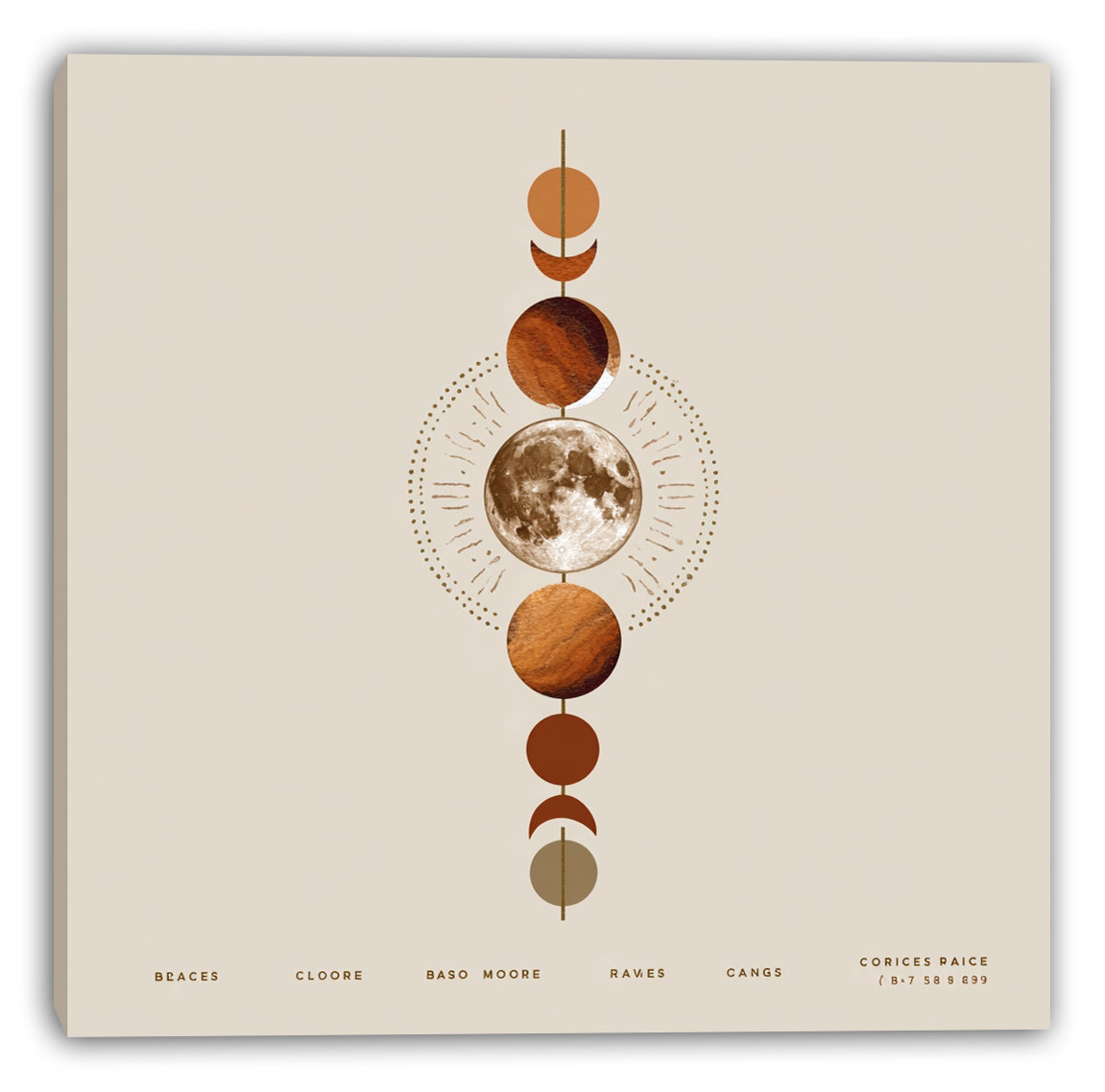 George Oliver Celestial Balance Wrapped Canvas Wall Art | Wayfair