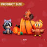 The Holiday Aisle® 7 FT Long Inflatable Woodland Animals With ...