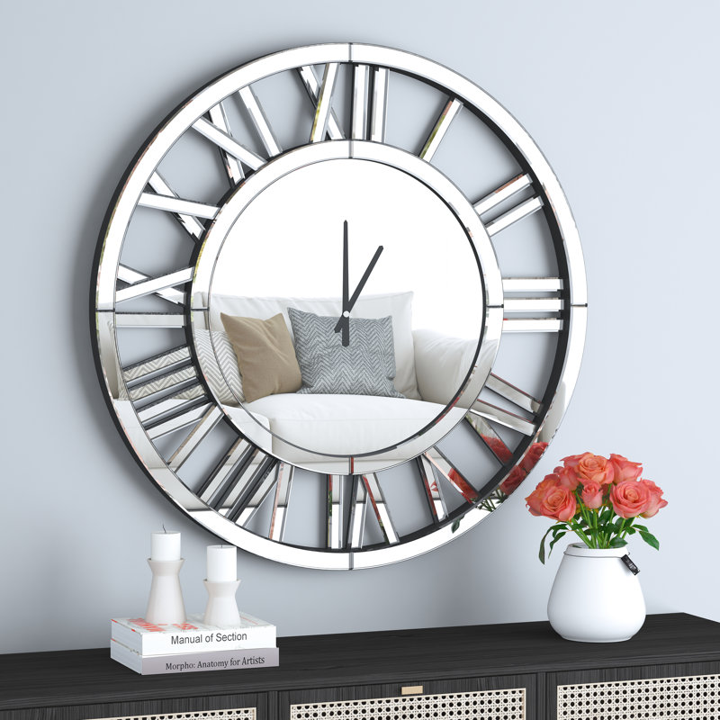 Everly Quinn Marielisa Round Wall Clock & Reviews | Wayfair