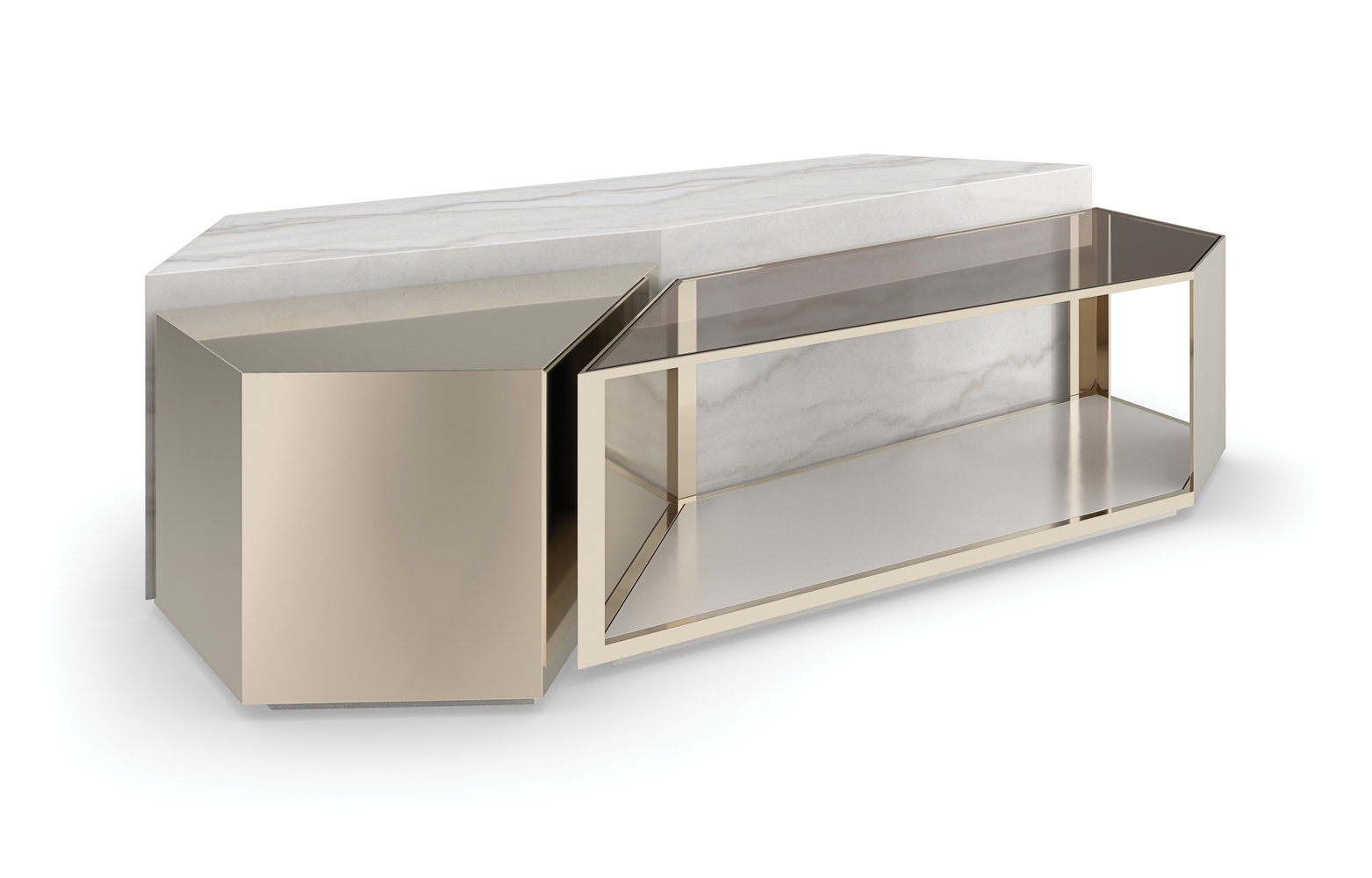 Caracole Classic Refraction Cocktail Table | Wayfair