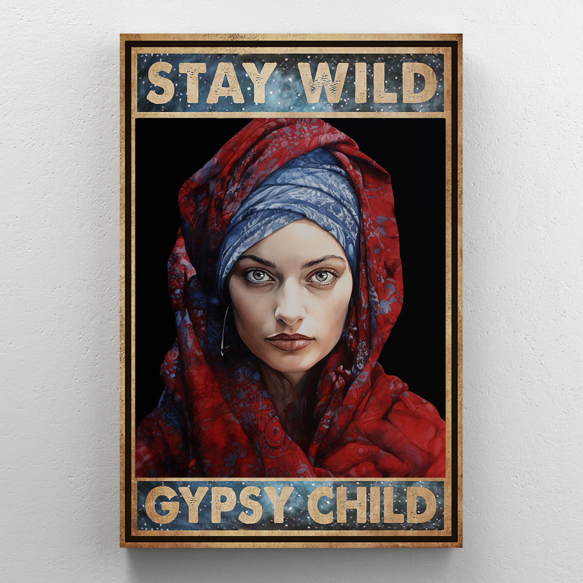 Trinx Woman Stay Wild Gypsy Child - 1 Piece Rectangle Graphic Art Print ...