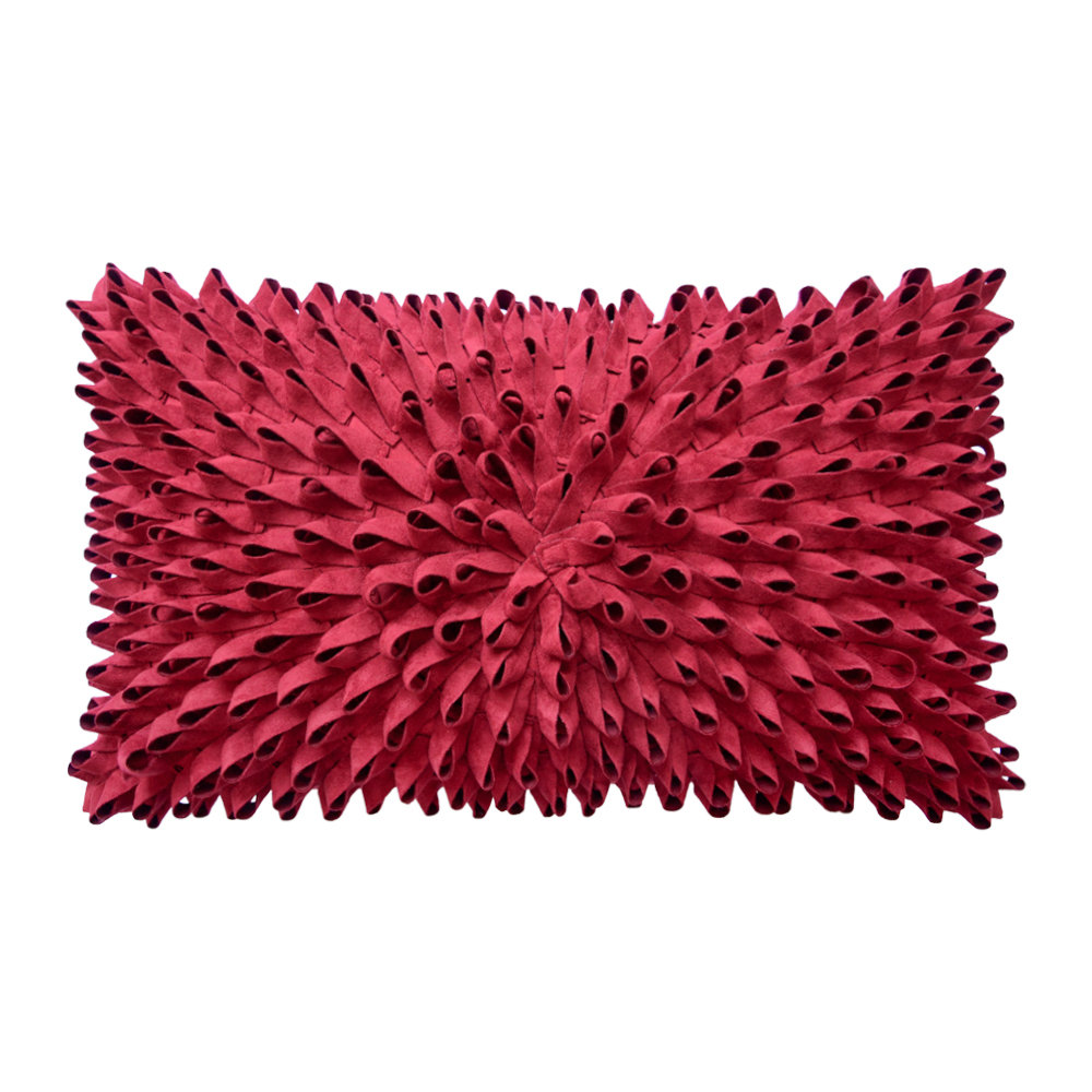 ELSKERJW Rectangular Accent Pillow Cover Embroidered Throw Pillow Case ...