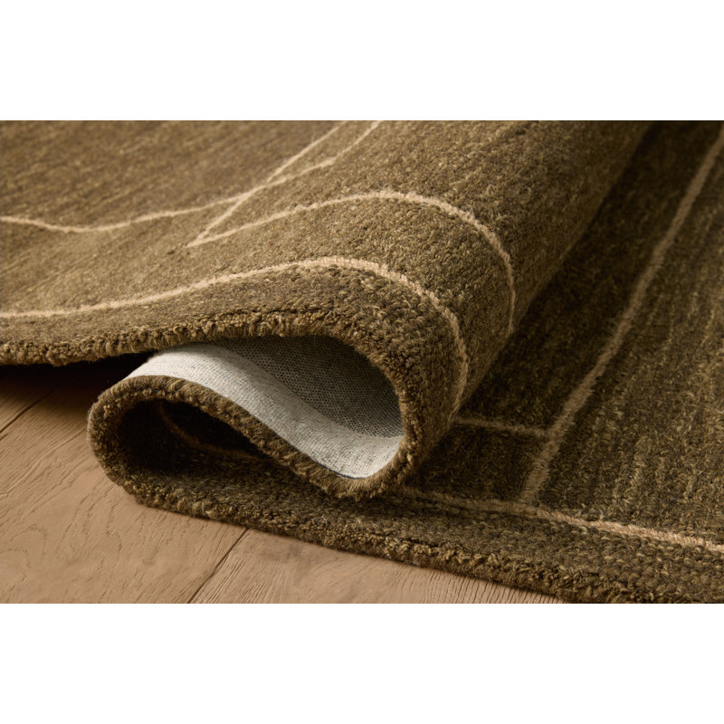 Jeremiah Brent x Loloi Barrow Olive / Natural Area Rug | Wayfair