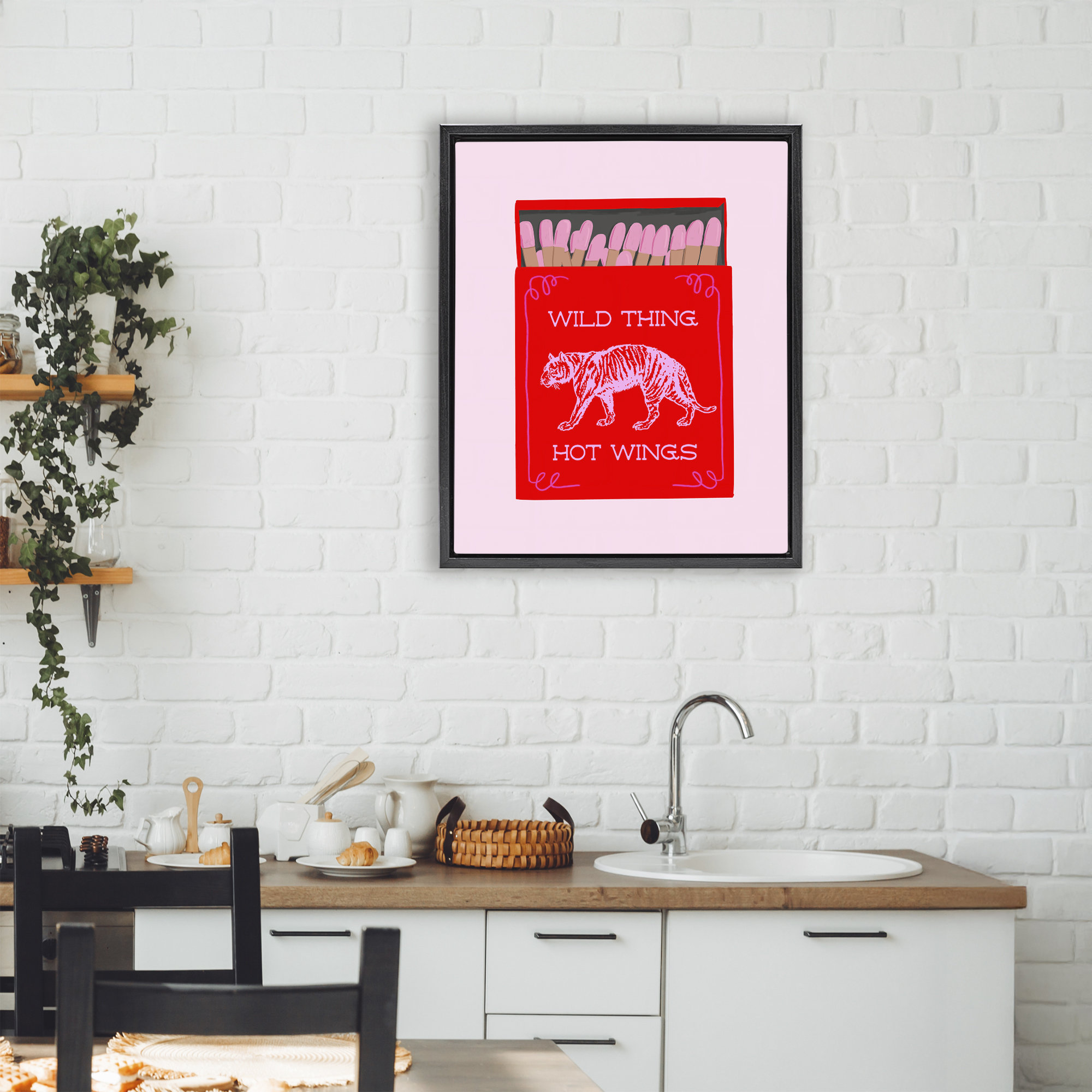 Latitude Run® Wild Thing Matchbox Floating Frame, design by Cherrywood ...
