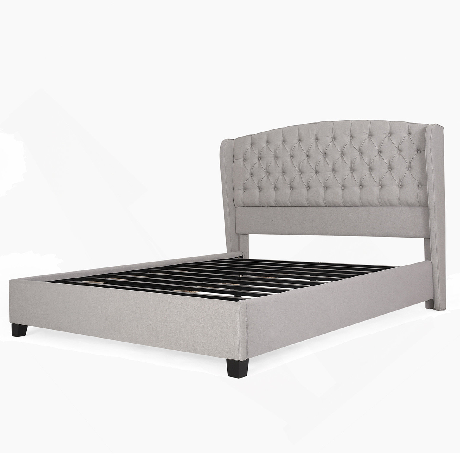 Lark Manor™ ALBERTA FULLY UPHOLSTERED WHOLE BED | Wayfair