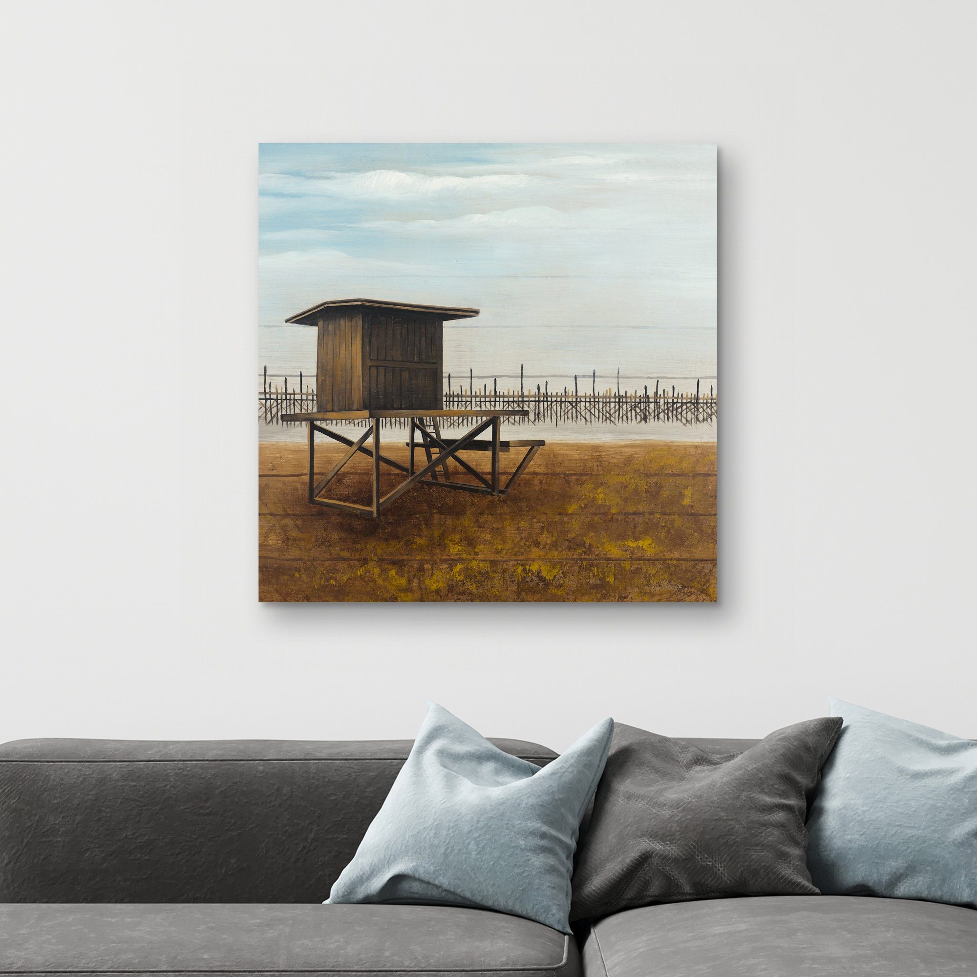Begin Edition International Inc. Newport beach lifeguard tower - 32"x32 ...