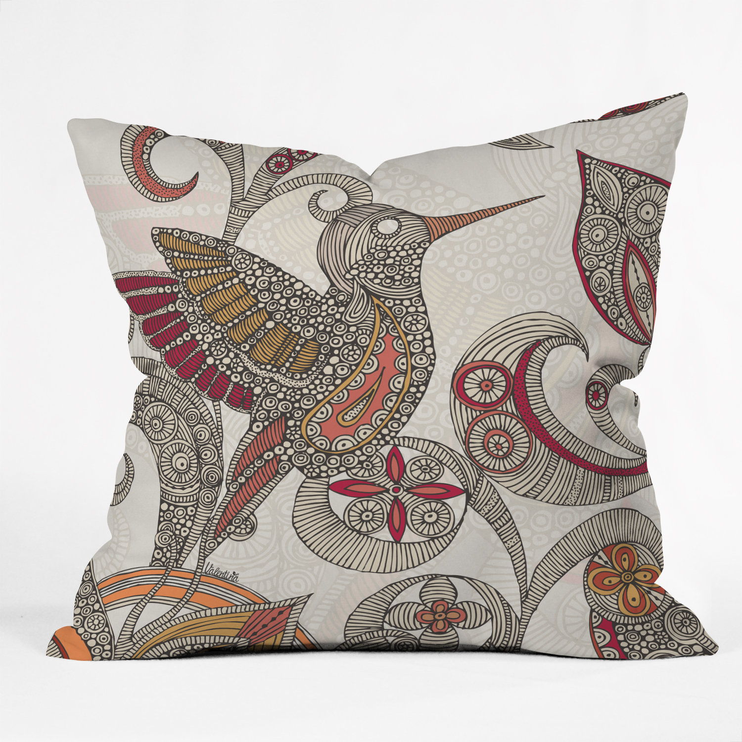 Deny Designs Flying Throw Pillow & Reviews | Wayfair
